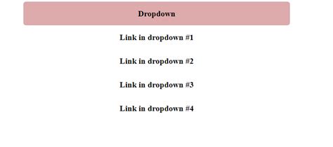Html Setting Background Color Of Link And Drop Down Button On Mouse