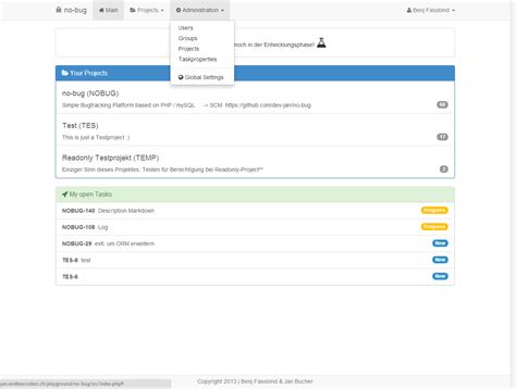 Github Dev Janno Bug Bugtracking Platform Based On Php And Mysql