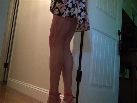 Tempest Does Wall Slides In Pretty Heels Tempest Muscular Calves Clips4sale