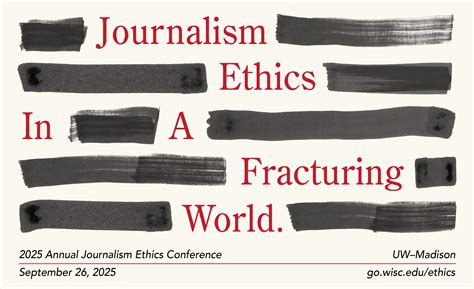 2025 Journalism Ethics In A Fracturing World Center For Journalism