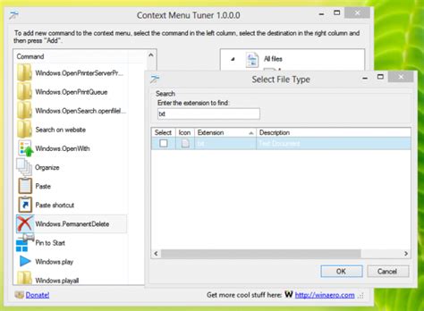 Context Menu Tuner
