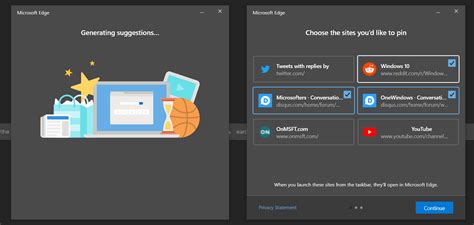 Edge Chromium Receives Pin To Taskbar Wizard