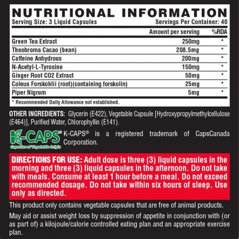 Nutrex Lipo-6 Black - 120 капсул (International Version) купить ...