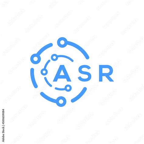 Asr Letter Technology Logo Design On White Background Asr Creative Initials Letter Logo Concept