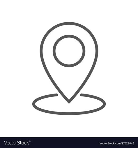 geolocation map pin icon royalty free vector image