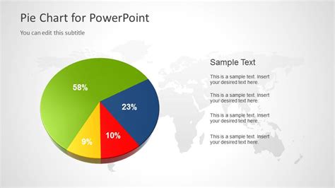 D Pie Bar Charts For PowerPoint SlideModel