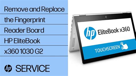 Remove And Replace The Fingerprint Reader Board HP EliteBook X G HP Support YouTube