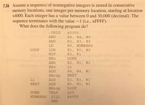 Solved Assume A Sequence Of Nonnegative Integers Is Stored