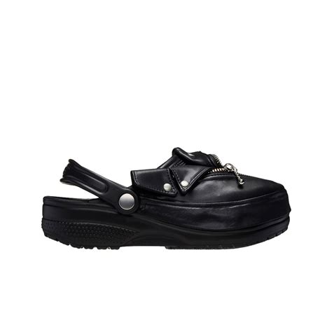 크록스 X 빔즈 클래식 클로그 블랙 실버 Crocs Kream
