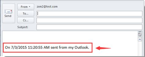 How To Insert Timestamp Or Current Date And Time In Outlook