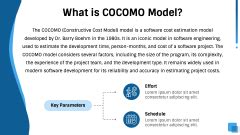 COCOMO Model PowerPoint And Google Slides Template PPT Slides