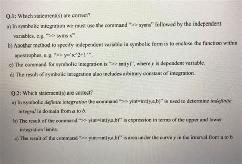 Solved Use MATLAB To Solve Questions Q Which Chegg Com