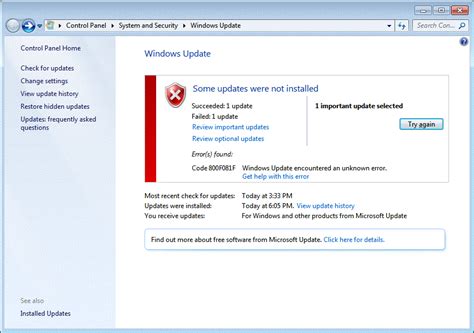 Learn How To Resolve Windows Update Error Code 800f081f Manually