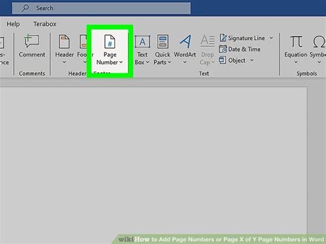 How To Add Page Numbers Or Page X Of Y Page Numbers In Word