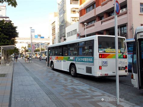 2015年 琉球バス交通 ①沖縄県のバス47 沖縄県くるりワンマン写真館くる梨でくるり