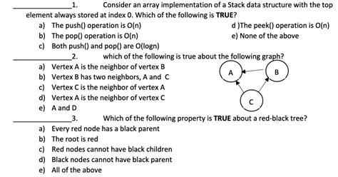 Solved 1 Consider An Array Implementation Of A Stack Data Chegg