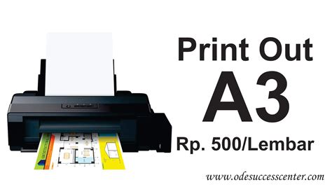 Jasa Print Out A3 Termurah Di Makassar Ode Success Center