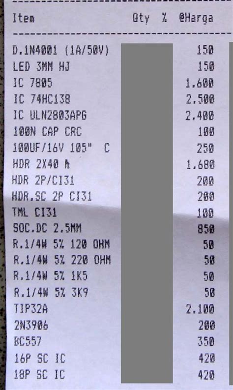 harga komponen elektronika di jaya plaza bandung elektrologi