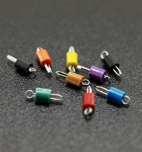 Tp Single Cut Colour Coded Test Points Mm Pcb Hole Toby Electronics