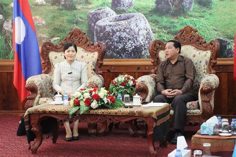 ຮອງລັດຖະມົນຕີກະຊວງແຜນການ ແລະ ການລົງທຶນ ພົບປະ ເຈົ້າແຂວງຊຽງຂວາງ