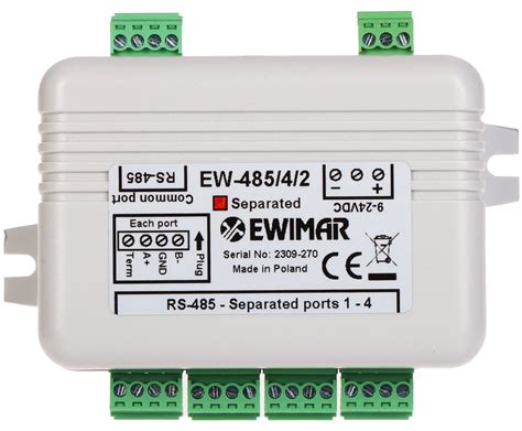 rs 485 bus distributor ew 485 4 2 so with optical sepa rs 485 converters and transmitters
