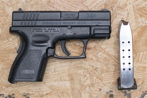 Springfield Xd 9 Sub Compact 9mm Police Trade In Pistol Sportsmans Outdoor Superstore