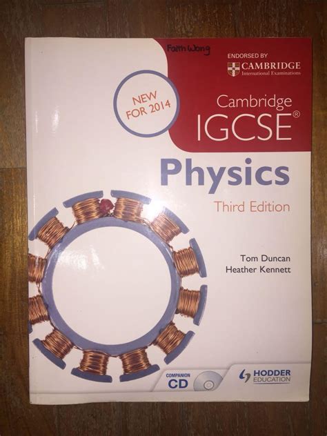 physics cambridge igcse textbook 3rd edition hobbies and toys books