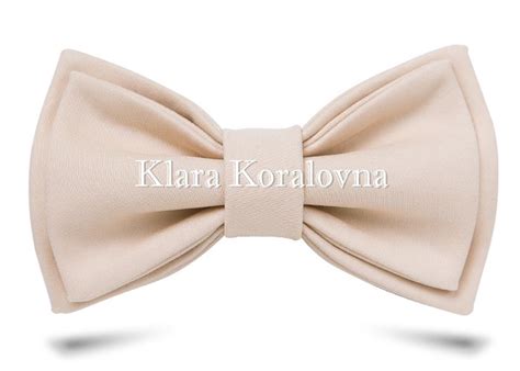 галстук бабочка песочного цвета бабочка телесного цвета купить Галстук бабочка Галстук