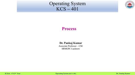 Operating System Process Ppt