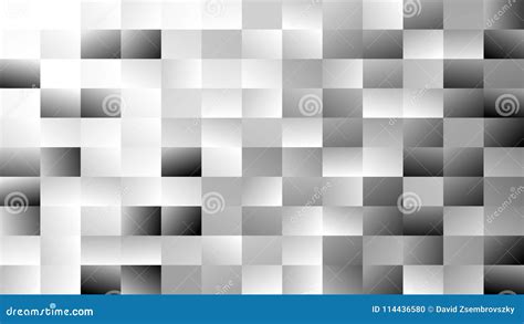 Abstract Geometrical Rectangle Background Gradient Vector Mosaic Design From Grey Rectangles