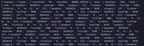 Python Open Api 데이터를 Dataframe으로 불러오기