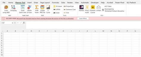 How To Remove The Block From Plannex Excel Tool Plannex