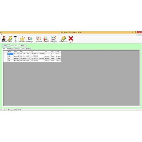 Jual Source Code Spk Metode Saw Vbnet Shopee Indonesia