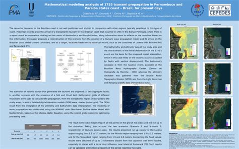 Pdf Mathematical Modeling Analysis Of 1755 Tsunami Propagation In Pernambuco And Paraiba
