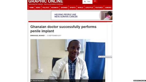 Ghanaians No Need Travel For Erectile Dysfunction Treatment Bbc News Pidgin