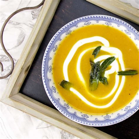 Simple Butternut Squash Soup With Sage The Foodolic Recipes