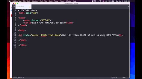 17 Giới Thiệu Về Css Qua Inline Style Youtube