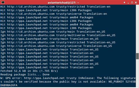 Solved Cara Mengatasi Gpg Error Nopubkey Di Ubuntu Aviantorichad