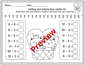 Adding And Subtracting Numbers Within Helps Build Fundamental Arithmetic Skil