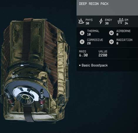 Deep Recon Pack Starfield