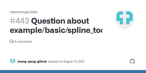question about example basic spline tool · issue 443 · marcomusy vedo