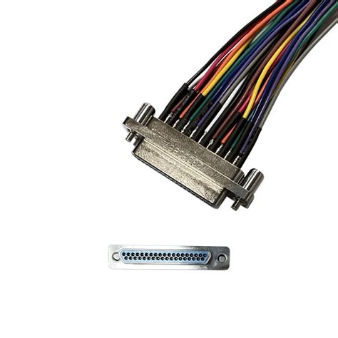 Buy Wholesale China Micro D Sub 37 Pin Male Female Rectangular Connector With Length 1500mm