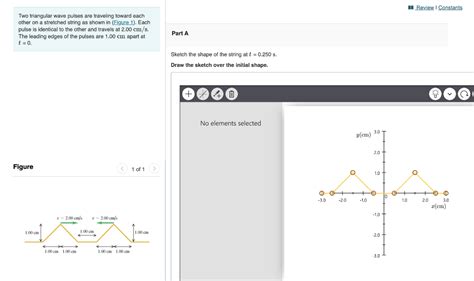 Solved Review Constants Two Triangular Wave Pulses Are Chegg