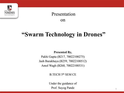 Drone Swarm Technologies Allow Groups Of Drones To Coordinate With Each Other Often Without