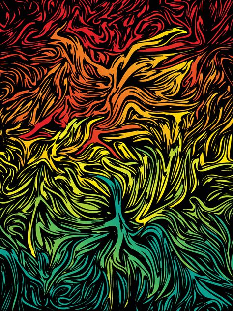 Abstract Colorful Psychedelic Background Vector 35806903 Vector Art At