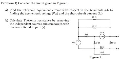 Solved Problem Consider The Circuit Given In Figure A Chegg
