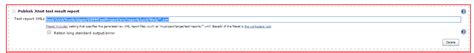 Jenkins Reporting Build As Unstable Failed As It Is Unable To Publish
