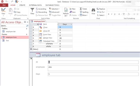 how to enable save functionality in accde file as it works in accdb microsoft community