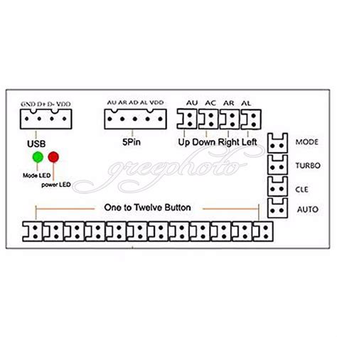 Zero Delay Usb Encoder Arcade Pc 5pin Joystick Wiring Happ Buttons Cab Electronic Pro