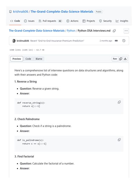 Python Dsa Interview Questions Guide Pdf Algorithms And Data